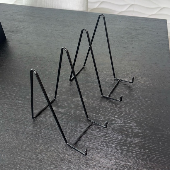Accents | 2 Black Metal Book Stands Bundle | Poshmark